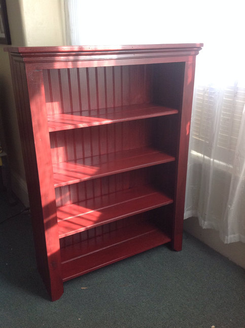 Primitive Distressed Bookshelf Bookcase on Storenvy