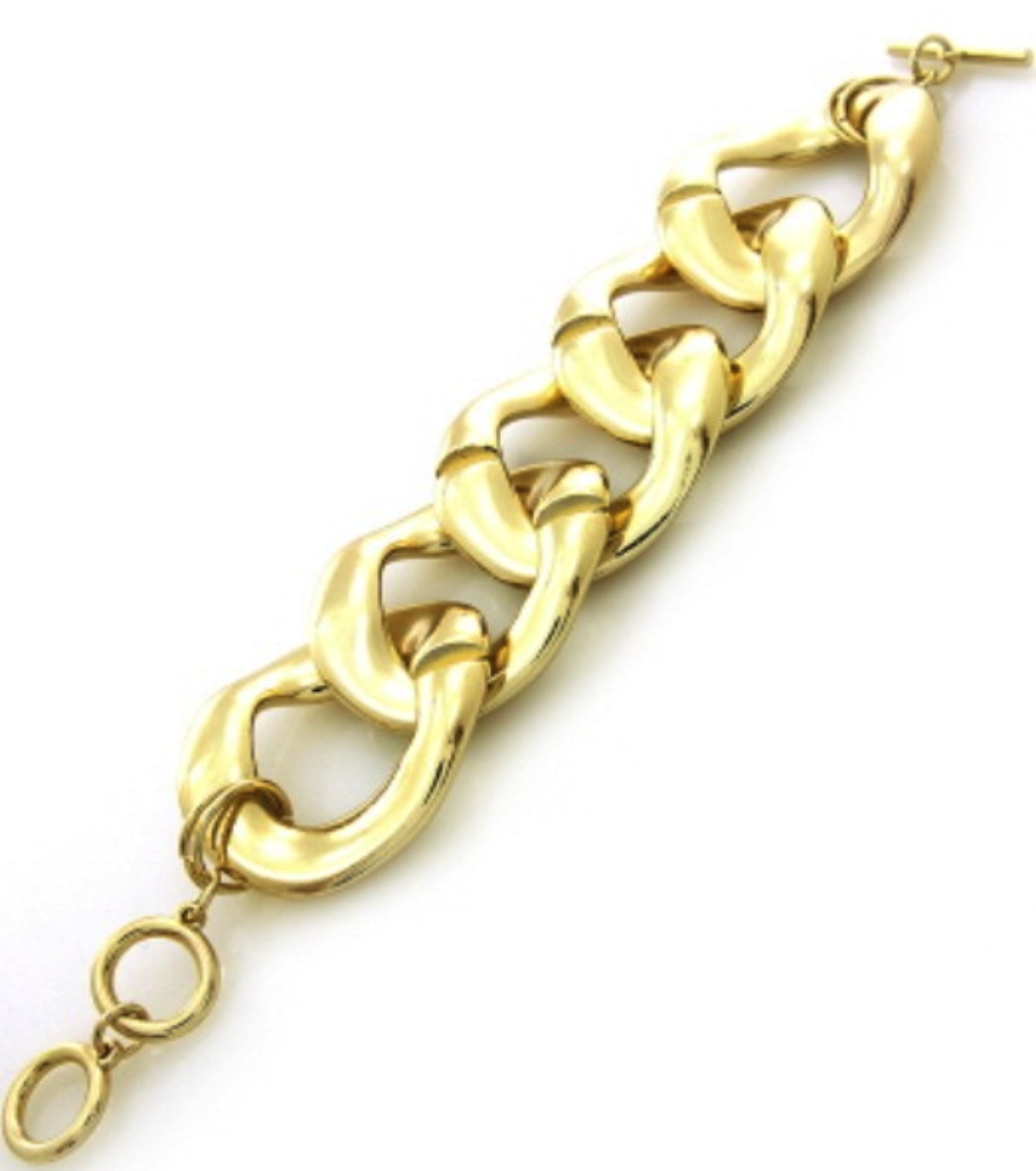 Large Gold Toggle Bracelet on Storenvy