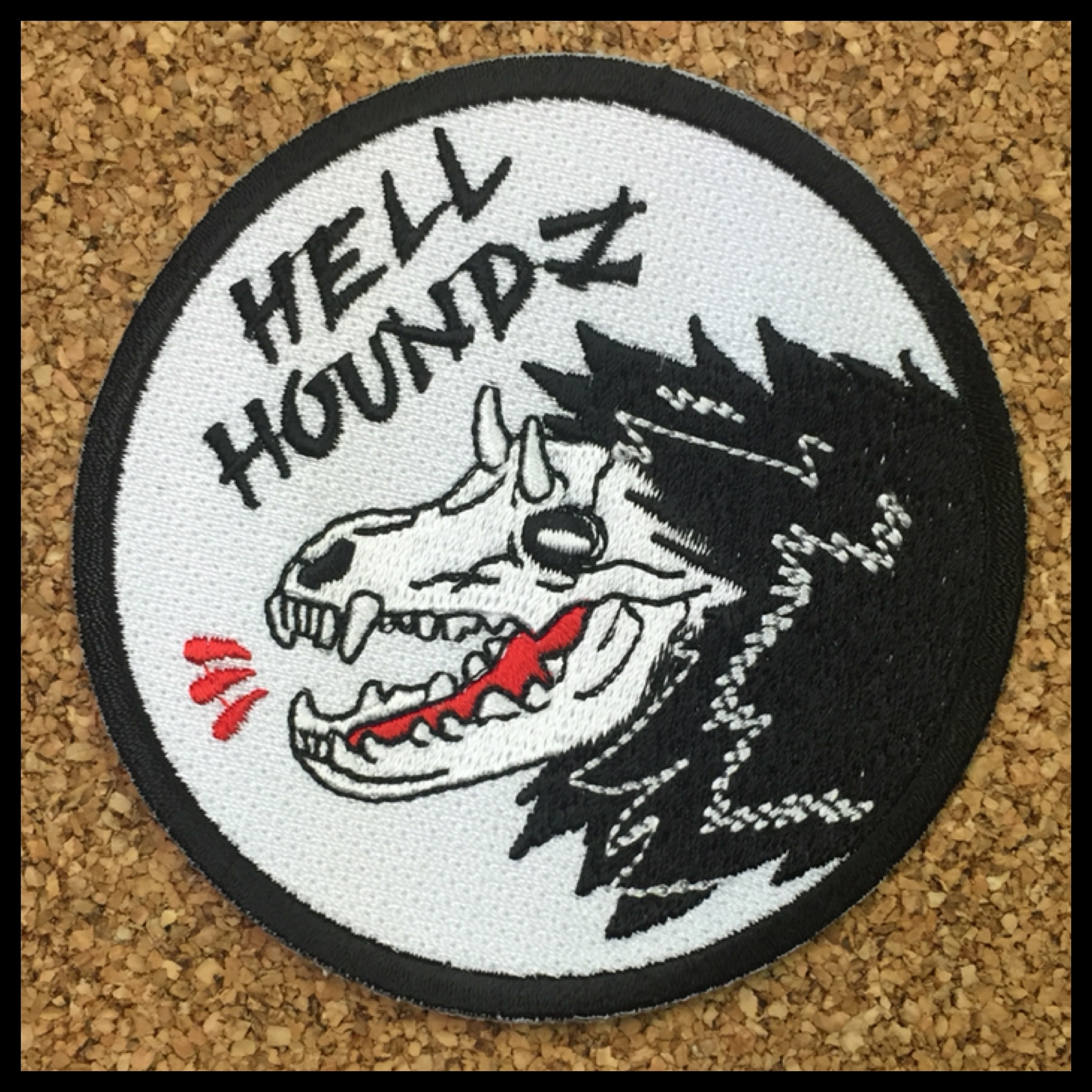Hell Houndz Embroidered Patch on Storenvy