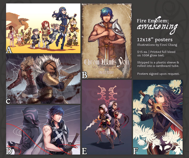 Fire Emblem: Awakening Posters on Storenvy