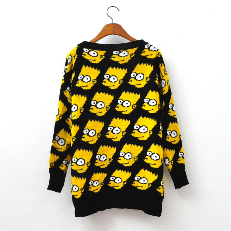 Bart Simpson Fashion Knit Sweater on Storenvy