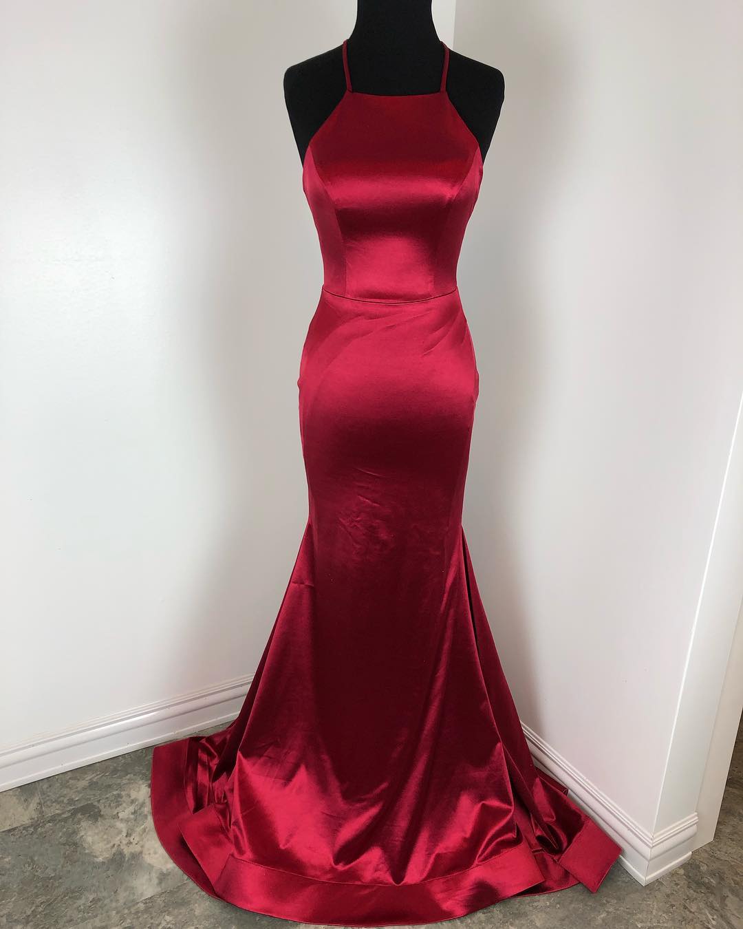 Straps Mermaid Red Formal Dress on Storenvy