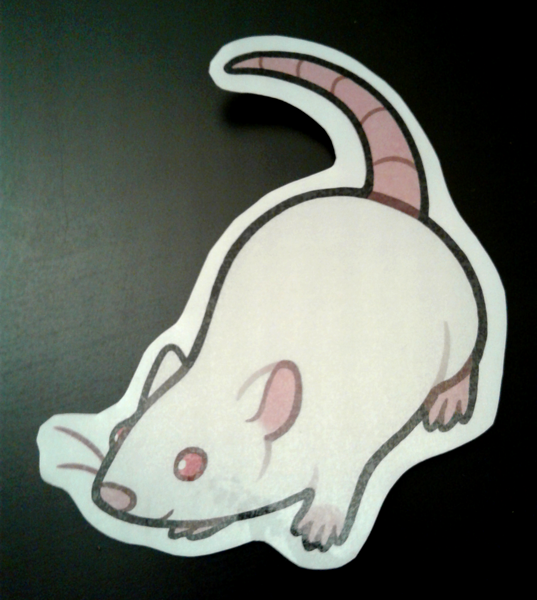 Large Rat Stickers · Chocodile Art · Online Store Powered by Storenvy