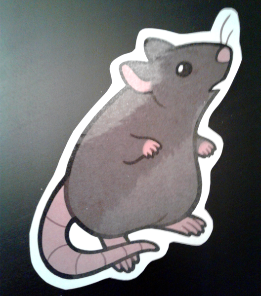 Large Rat Stickers · Chocodile Art · Online Store Powered by Storenvy