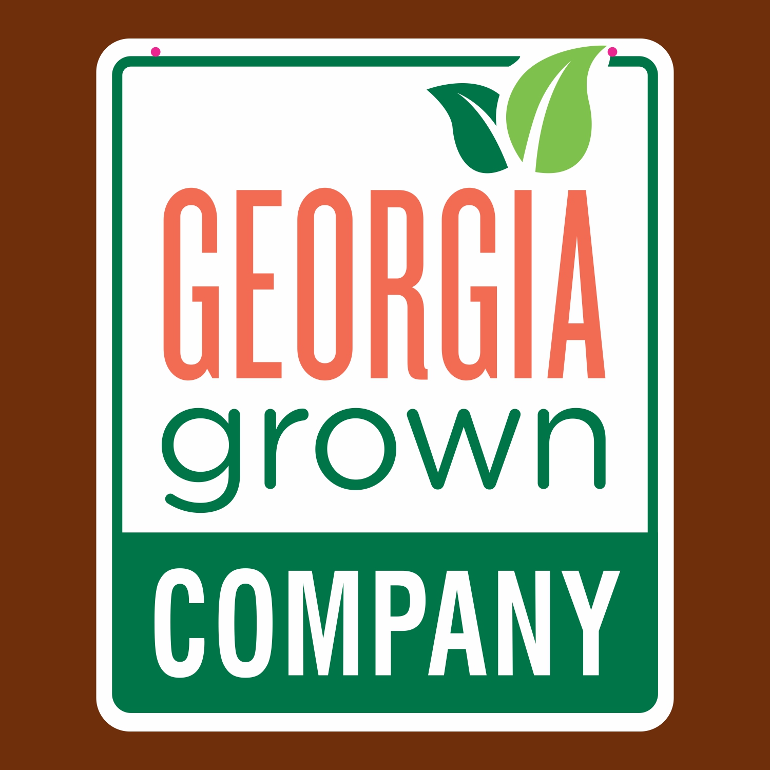 Georgia Grown Company Sign · LEM Ag & Specialty Marketing · Online ...